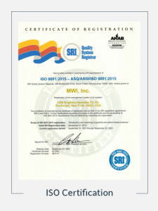 ISO Certification | MWI, Inc.